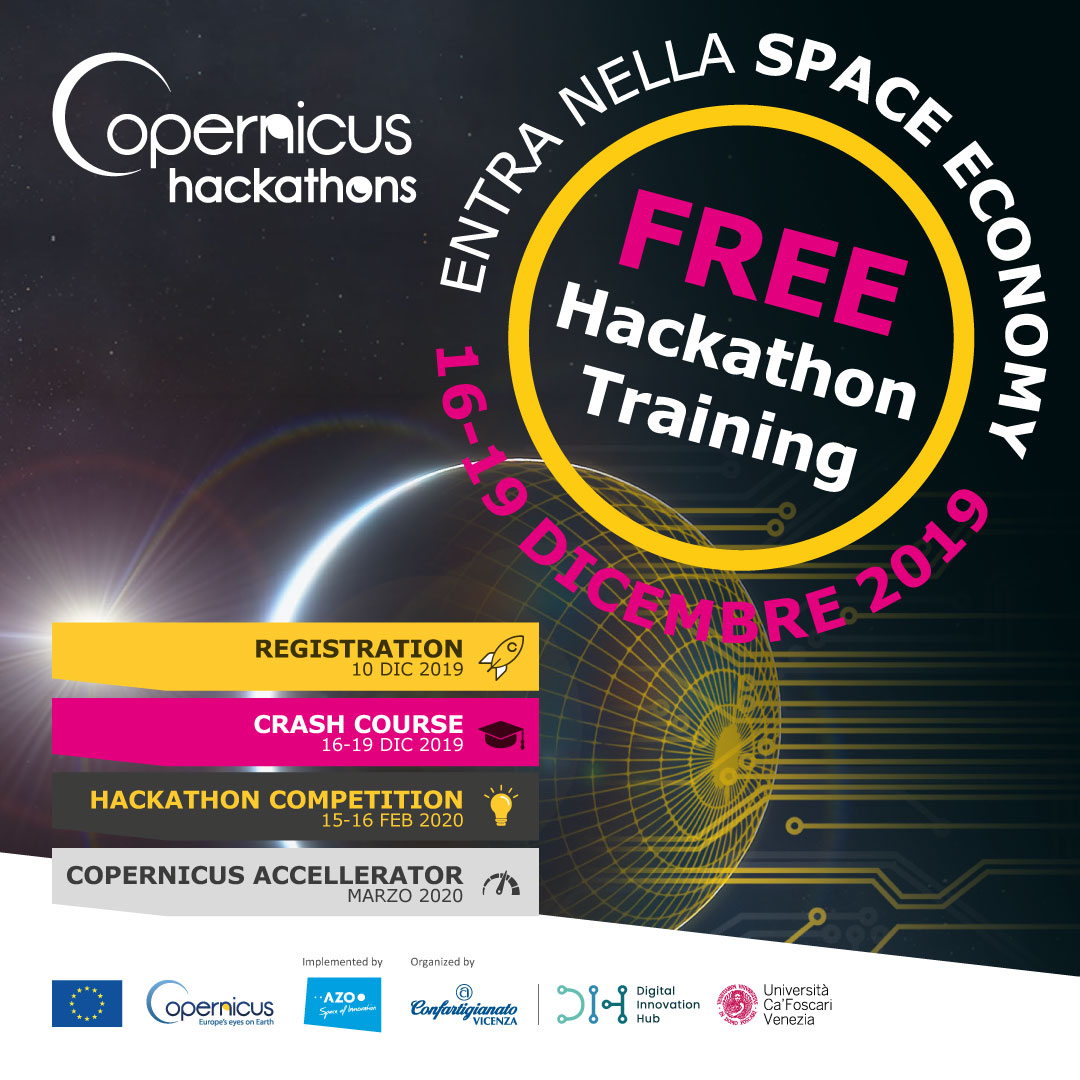 Copernicus Training 16-19 Dicembre – Vicenza Copernicus Hackathon